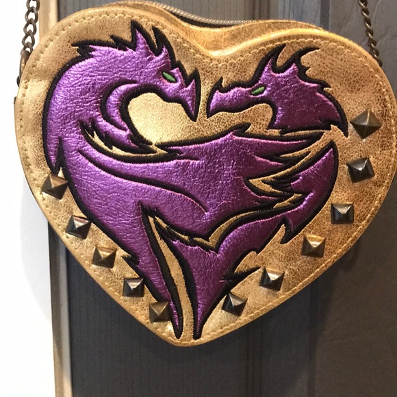 Disney | Accessories | Disney Descendants Mal Dragon Purse | Poshmark